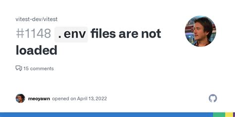 Env Files Are Not Loaded Issue Vitest Dev Vitest GitHub
