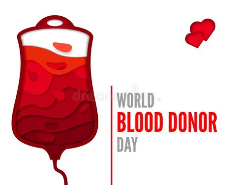 World Blood Donor Day Posters Or Invitations Stock Vector