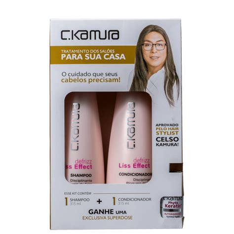 Kit C Kamura Defrizz Liss Effect Phyto Keratin Beleza Na Web PRO Pro
