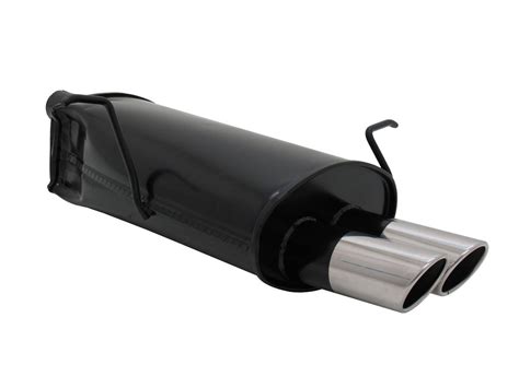 Silencieux Echappement Bmw E46 316i318i 98 05 2x76mm Sr