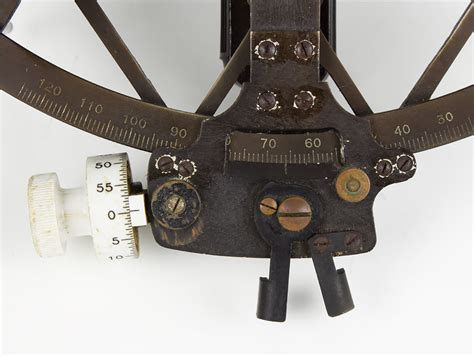 Wwii German Kriegsmarine Cased Sextant By C Plath