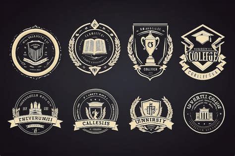 Premium Photo College Logo Design Template Vector Illustration