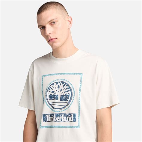 T Shirt Gráfica Seasonal Stack Para Homem Em Branco