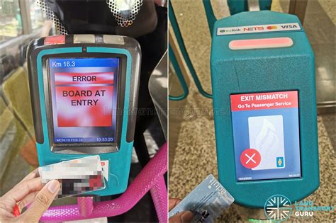 CEPAS Card Exit Mismatch Error Land Transport Guru