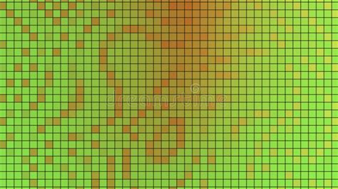 Colorful Distortion And Flickering In Pixels Motion Stock Image