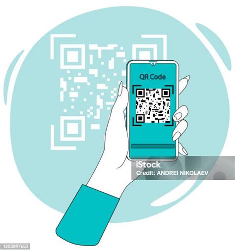 스마트폰을 사용하여 Qr 코드 스캔 모바일결제에 대한 스톡 벡터 아트 및 기타 이미지 모바일결제 Qr코드 Brand