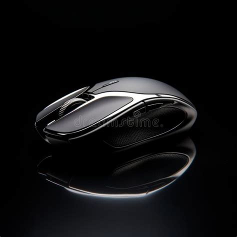 Modern Computer Mouse Computing Device Square Illustration Stock