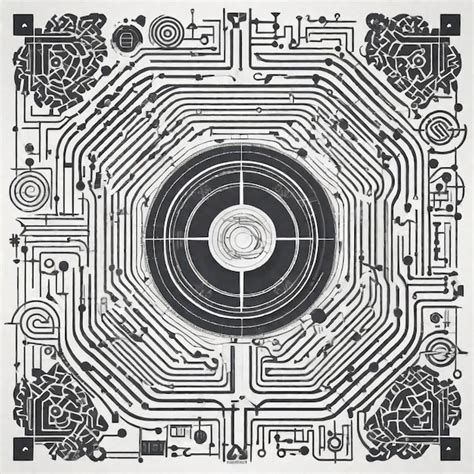 Premium Ai Image Intricate System Diagram With Interconnected Parts