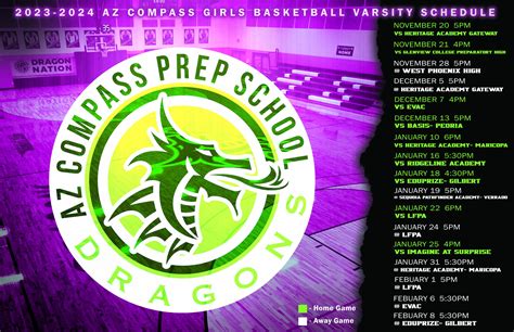 Basketball Schedules Az Compass Prep School