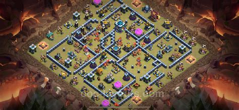 Best Anti 3 Stars War Base Th13 With Link Anti Everything 2025 Town