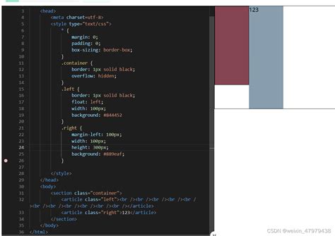 Css布局技巧：浮动、外边距折叠与双列布局方法 Csdn博客