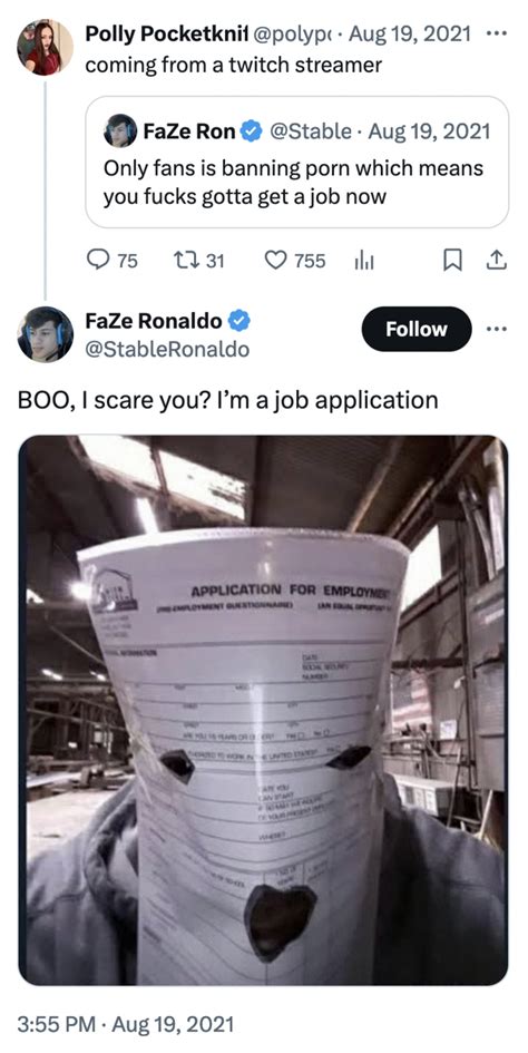 Boo Did I Scare You Im A Job Application 😂😂😂 Know Your Meme