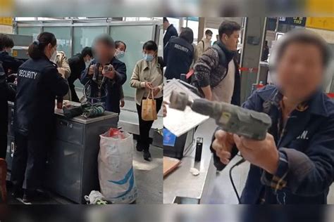 民工带电钻进站被拒，高铁站：钻机类都不能带，建议托运或快递