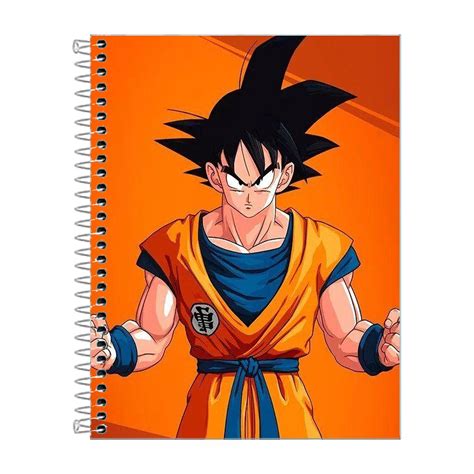 Caderno Goku Personalizado Capa Dura 160 Folhas Shopee Brasil