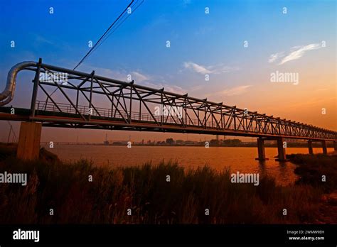 Pipeline Of Oil Fields Stock Photo Alamy