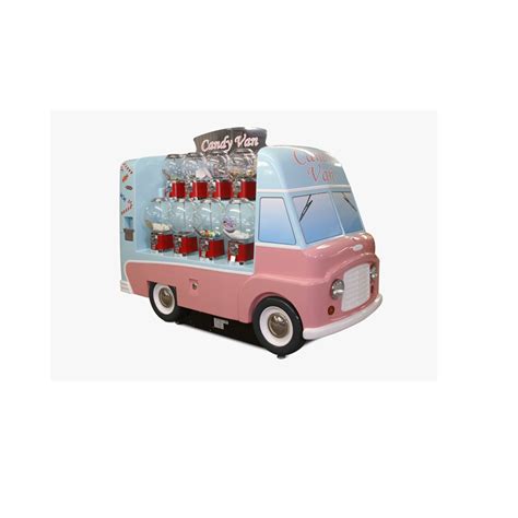 Fiberglass Candy Van Candy Van Display Design For Mall Vending Candy Cart Candy Display