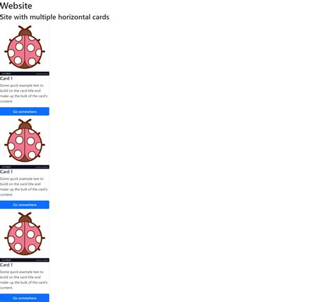 Html Bootstrap How To Add A Margin And Make These Cards Display