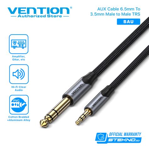 Jual Vention Kabel Aux Mm To Mm Male To Male Trs Audio Cable Mm Mm Shopee Indonesia