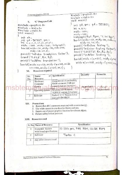 Computer Graphics Cgr Solved Lab Manual Pdf Manual Answer Msbte