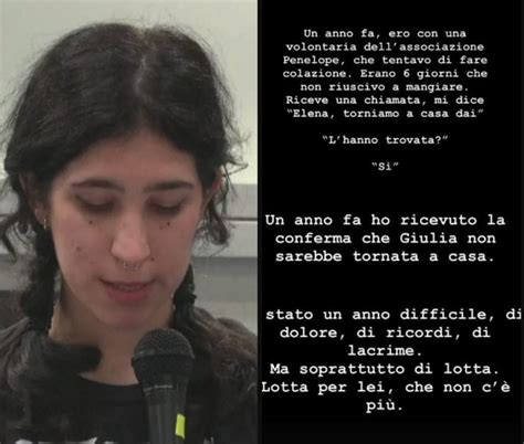 Elena Cecchettin Ricorda Il Momento In Cui Le Hanno Detto Della Morte