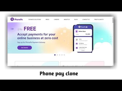 Create Responsive Phone Pay Website Clone Using Html Css Lifetime