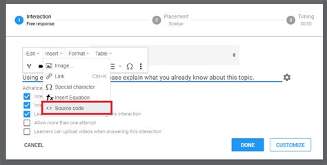 Supported HTML Tags In Source Code Editor PlayPosit Knowledge