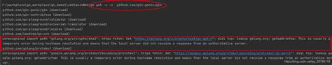 解决go Get时，遇到unrecognized Import Path的问题 Csdn博客