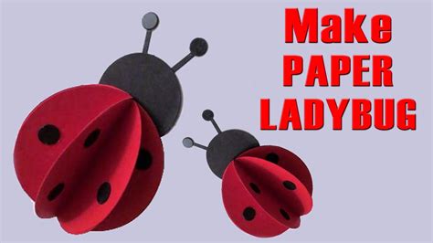 Paper Craft Ideas Ladybug At Lynell Jones Blog