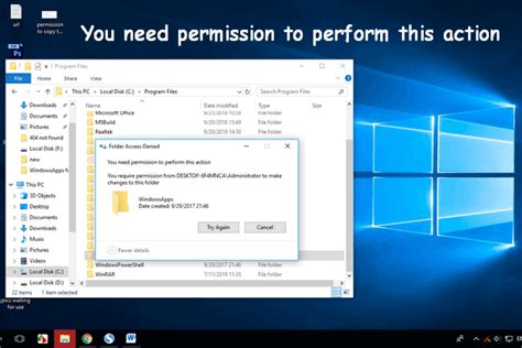 You Need Permission To Perform This Action Solved The Ok Search Icon