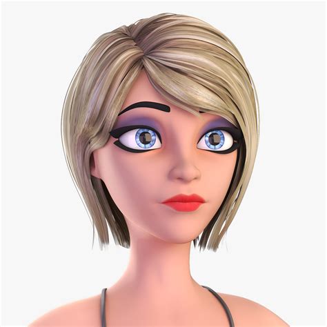 Girl Woman Female 3d Max