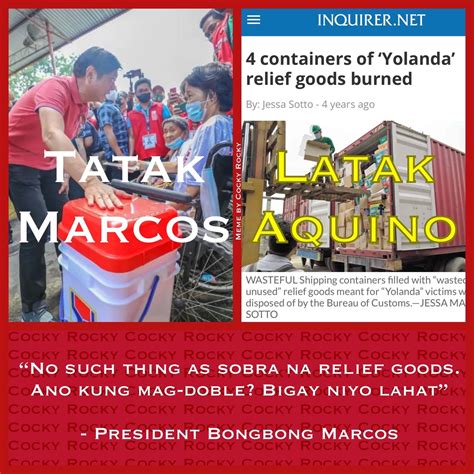 Cocky Rocky a ᜉᜎᜉᜈ on Twitter No such thing as sobra na relief