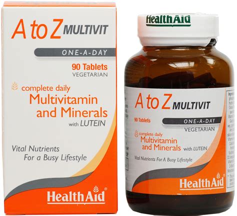 Health Aid A to Z Multivitamin Πολυβιταμίνη 90tabs | Pharm24.gr