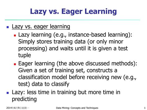 Ppt Lazy Vs Eager Learning Powerpoint Presentation Free Download