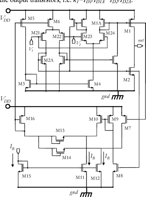 Figure 2 From A Current Feedback Adaptive Biasing Method For Class Ab Ota Cells Semantic Scholar