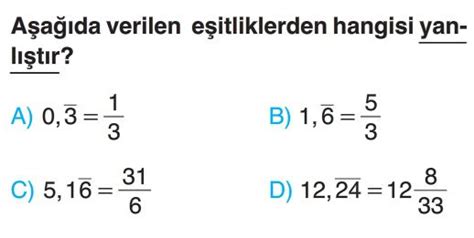 Rasyonel Sayılar Test Çöz 7 Sınıf Matematik Yeni Nesil Testler