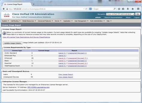 Cisco Call Manager No All Phones Uses License Cisco Community