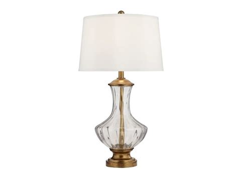 Fluted Glass Urn Table Lamp 285h Steinhafels