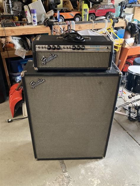 Nad 1970 Fender Bassman Stack With 2x15” Matching Cab Rguitaramps