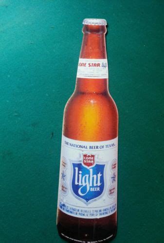 Lone Star Light Beer Bottle Sign Antique Price Guide Details Page