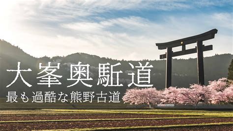 【4泊5日テント泊縦走】熊野古道の最難関。100㎞の道のりを歩く｜大峯奥駈道 熊野～吉野 Youtube