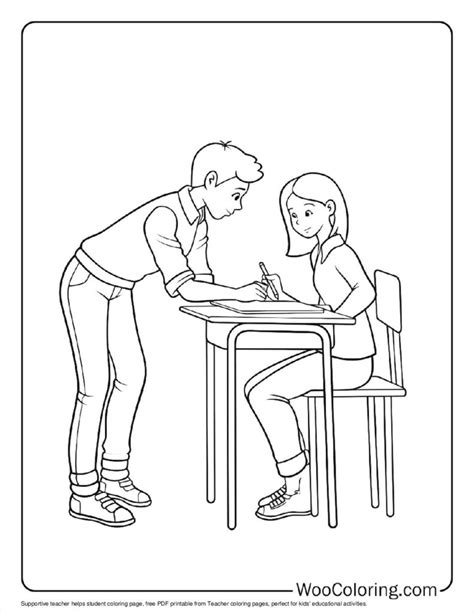100 Teacher Coloring Pages Free Pdf To Print Woo Coloring