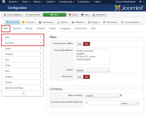How To Configure HikaShop Engine Templates