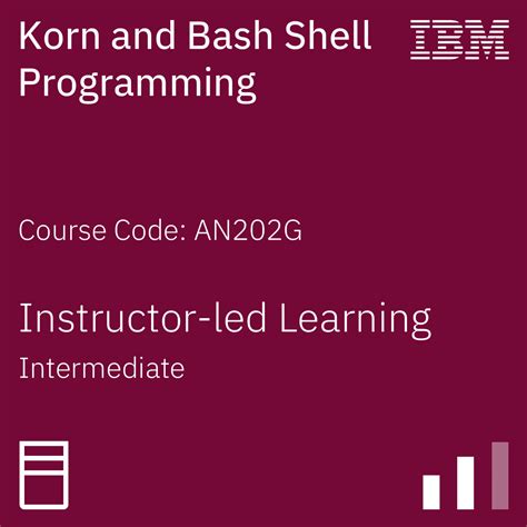 Korn And Bash Shell Scripting Specialist Code An G Credly