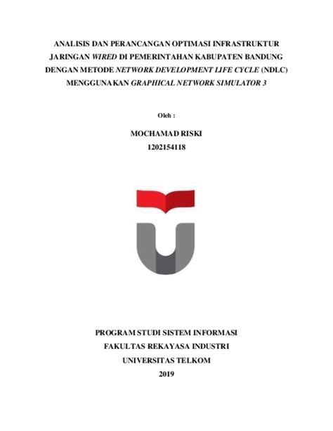 Pdf Analisis Dan Perancangan Optimasi Infrastruktur Jaringan Wired Di Pemerintahan Kabupaten
