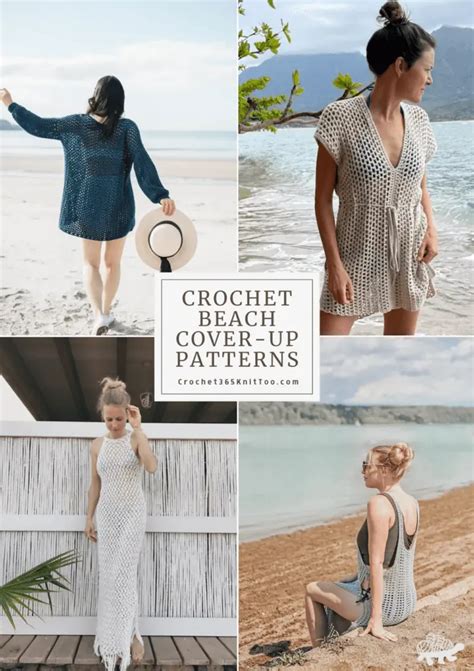 Crochet Beach Cover Up Patterns Crochet 365 Knit Too