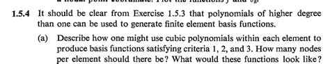 Consider A Finite Element With Three Nodes One At Chegg