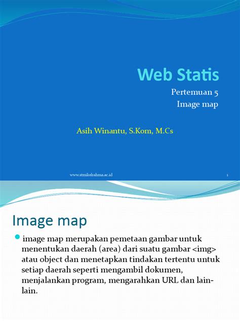 Web Statis 5 Image Map Pdf Seni Komputer