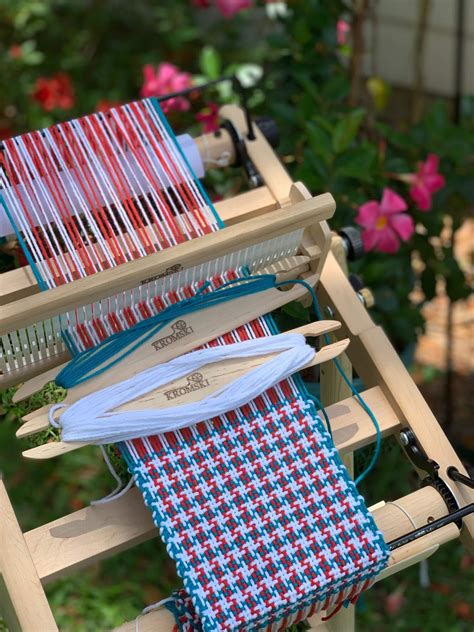 July Mug Rug Kromski The Official Website Kromski Spinning And Weaving Tools For Fiber Artist