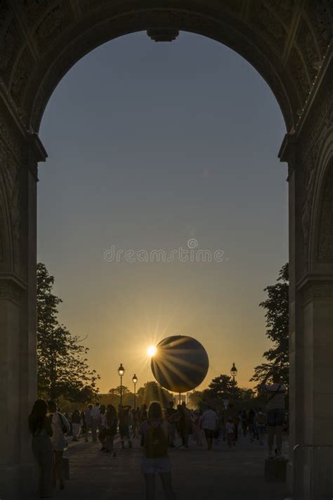Paris 2024 Olympic Games The Olympic Flame Basin Floats In A Hot Air