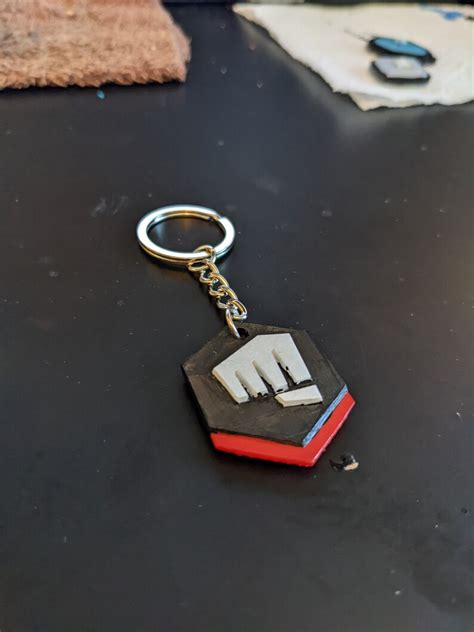 Valorant Riot Fist Bump Buddy Keychain 3d Print Etsy Uk